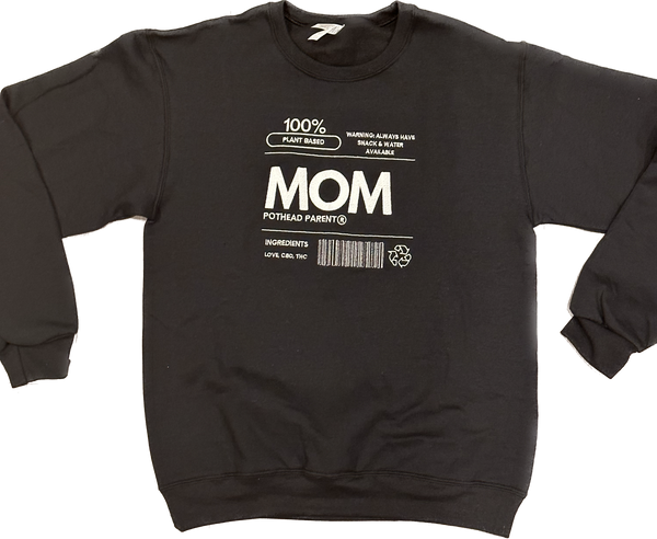 PHP Plant Based Mom Crewneck Sweatshirt - Pothead Parent